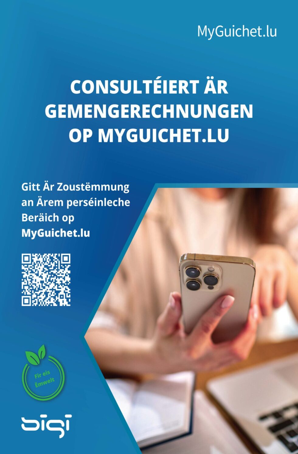 Är Gemengefacturen einfach digital iwwer MyGuichet kréien - Nommern
